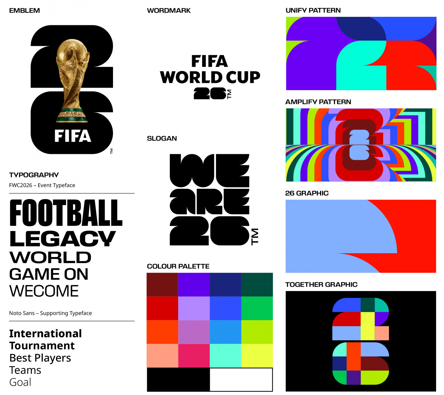 Fifa divulga o emblema da Copa de 2026 com variações das cidades-sede ...